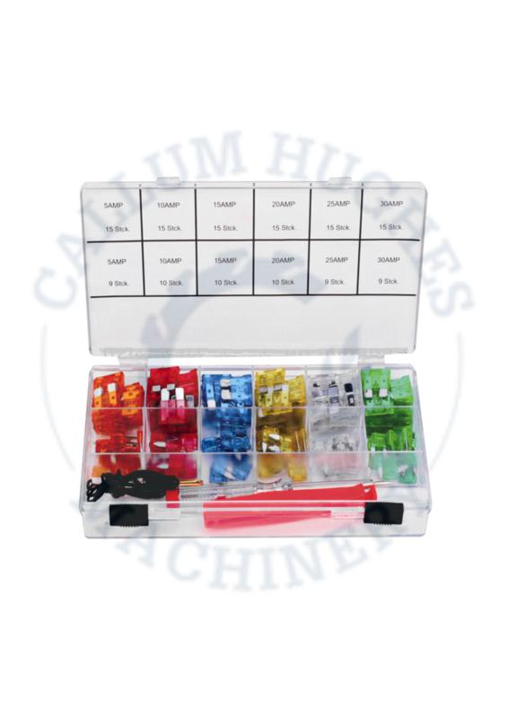Workshop Kit Blade Fuses & Tester (150pcs) - CHM - Callum Hughes Machinery