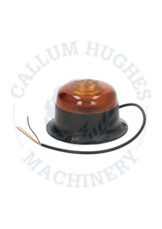 Beacon LED, low profile, 15W, 12-24V, amber, bolt on, Ø 86mm x67mm ...